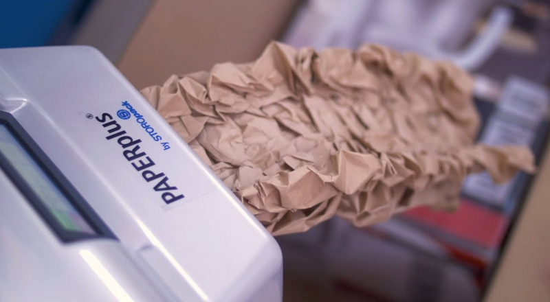 PAPERplus® Track – Snelle en compacte papierbuffers | Storopack